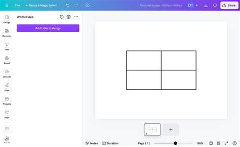 Creating Tables Creating Elements Canva Apps SDK Documentation