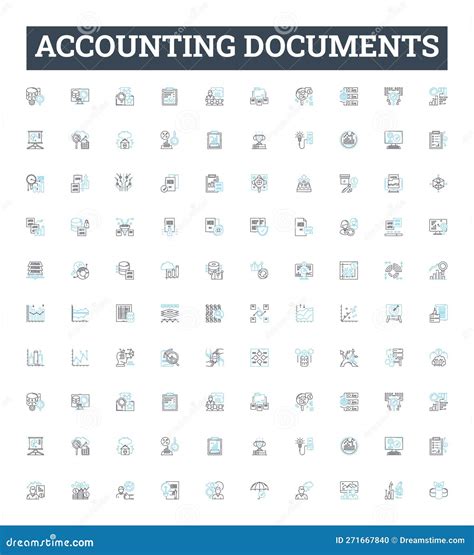 Journals Line Icons Collection Notebook Diary Memoir Record Logbook Agenda Planner Vector