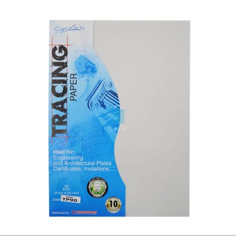Tracing Paper A4 Size 10 Sheets Lazada Ph