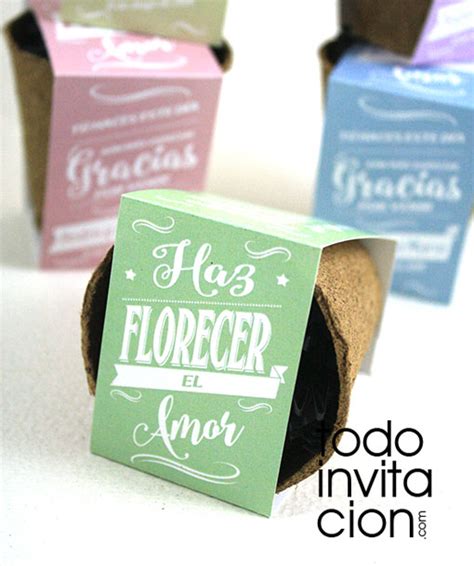 KIT DE SEMILLAS DE FLORES BODAS Todoinvitacion Invitaciones Y Detalles Originales