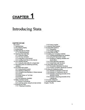 Fillable Online Getting Started In Data Analysis Using Stata Fax Email