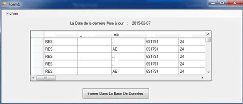 Insérer Les données d un datagridview dans une bdd par elhaouatibrahim