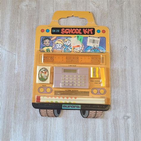 Vintage School Kit 1980s School Supplies 80s School Pack 80s