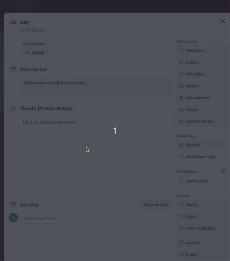 Notefy Private Note For Trello Card Power Up Trello