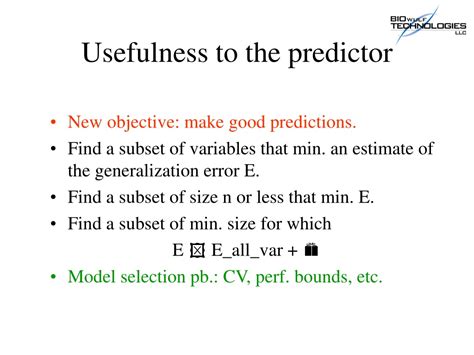 ppt nips 2001 workshop on feature variable selection isabelle guyon