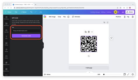 How To Create QR Codes In Canva With Screenshots Maker S Aid