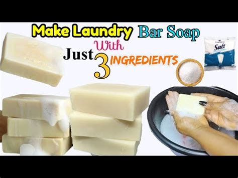 How To Make Laundry Bar Soap With High Cleansing Properties With Just