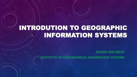 Introduction To Geographic Information Systems Ppt
