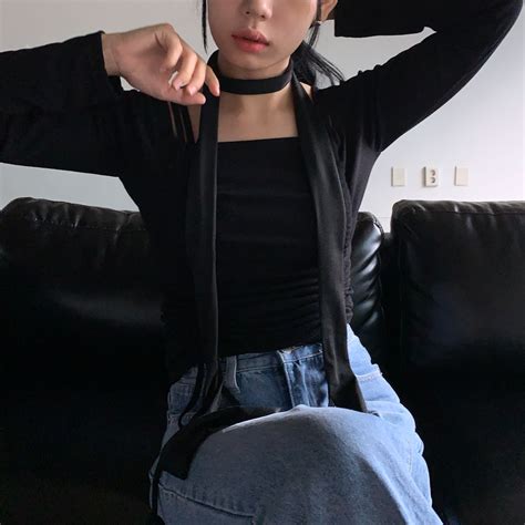 간절기용 슬림 줄무늬 단가라 스트라이프 롱 머플러 면 목도리 6color