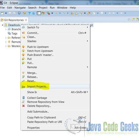 Git Remote Branch Example Java Code Geeks