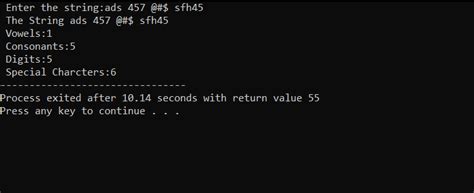 Algorithm And Flowchart To Count No Of Vowels Consonants And Special Character In A String