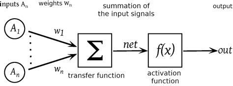 Artificial Neuron Model Download Scientific Diagram