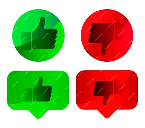 Premium Vector Like And Dislike Vector Flat Icons Design Elements For Smm Ad Marketing Ui