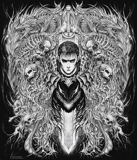 Marvin Omarvin Guts Berserk Berserk Absurdres Commentary English Commentary Highres