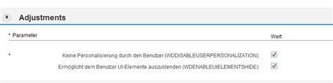 Solved Disable Personalization For Web Dynpro Application Sap Community
