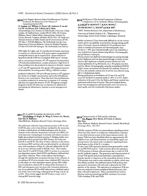 Pdf Purification Of Second Component Of Human Complement C2 By Antibody Affinity Chromatography