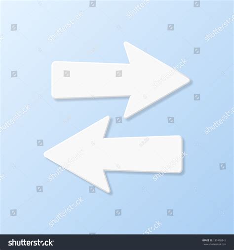 Rightwards Arrow Over Leftwards Arrow Symbol Stock Vector Royalty Free Shutterstock