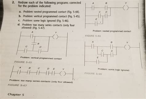 Solved 2 Redraw Each Of The Following Programs Corrected