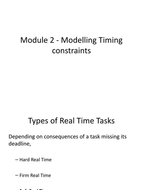 module 2 modelling timing constraints download free pdf real time