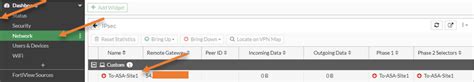 how to set up ipsec site to site vpn between fortigate and asa