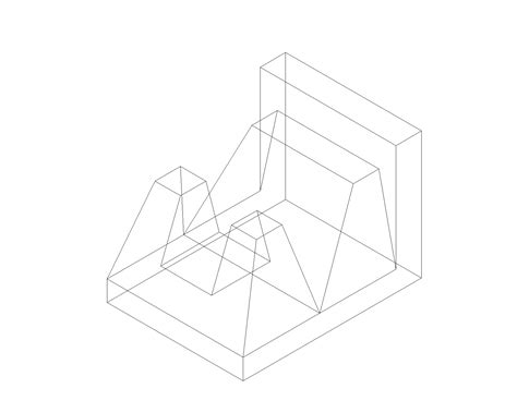 Solved For The Figure Below Draw The 3d Object Using A Wireframe