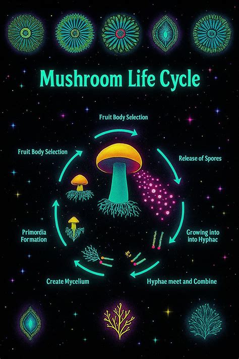A World Of Mushroom Spores Mushroom Prints