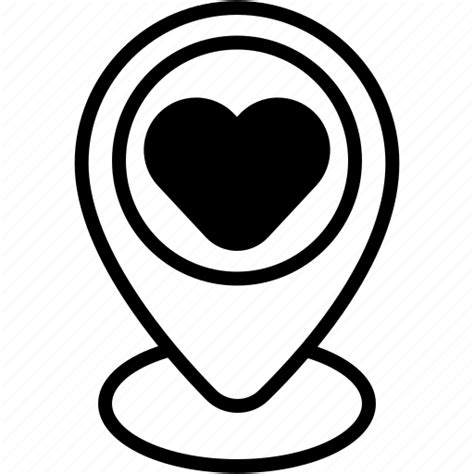location romance map pointer marker icon download on iconfinder