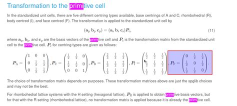 About The Basis Vectors Of The Primitive Cell For Space Group 227 Given