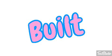 Built Word Animated  Logo Designs