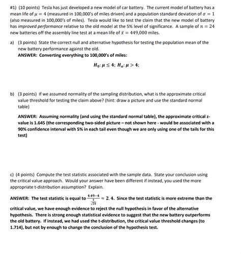 Solved Can You Help Me Further Understand The Answer Key For