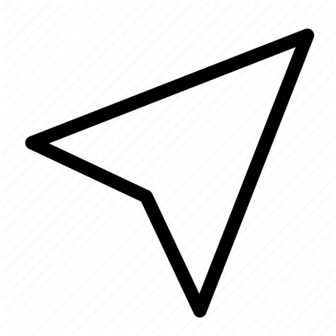 Cursor Arrow Direction Gps Location Map Navigation Icon
