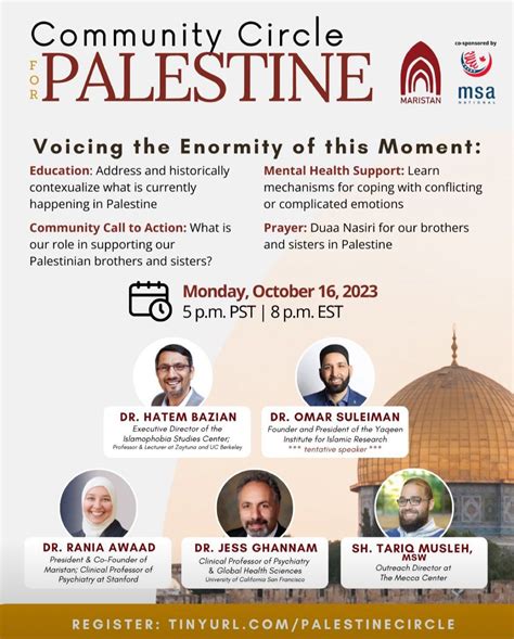 Reposting From Our Community Partner Maristan ‼️ Pop Up Community Circle For Palestine Voicing