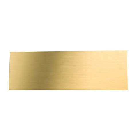 Blank Plaque Brass