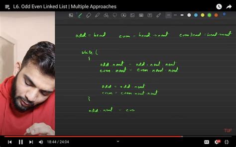 Day 36 Of 100daysofcode Solved Leetcode 328 Odd Even Linked List After Learning The Approach