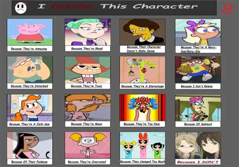 I Dislike This Female Character Meme By Hayaryulove On Deviantart