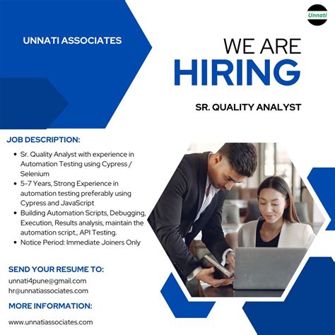 Asha Mahajan On Linkedin Hiring Qaanalyst Experience Automation Testing Cypress Selenium