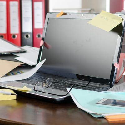 Tips To Declutter Your Desk Five Spot Green Living