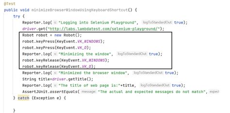How To Minimize Browsers In Selenium Webdriver Using Junit Lambdatest