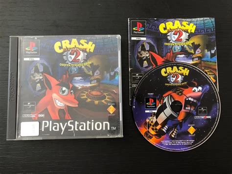 PS1 CRASH BANDICOOT 2 Cortex Strikes Back Black Lable Sony Ps One Complete 17 99 PicClick UK