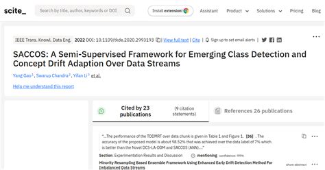 Citation Report Saccos A Semi Supervised Framework For Emerging