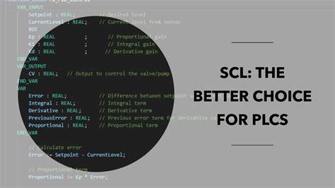 The Benefits Of Scl For Plcs Over St And The Importance Of Coding Over