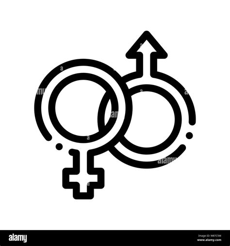 Male And Female Gender Sign Wedding Vector Icon Stock Vector Image