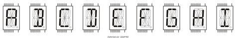 37 14 Segment Display 图片、库存照片、3d 物体和矢量图 Shutterstock