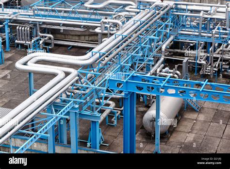Gas Processing Plant Stock Photo Alamy