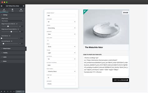 Tmfeed Embeddable Post Widgets For Elementor Wp Plugins Ft Elementor Widgets And Video Gallery