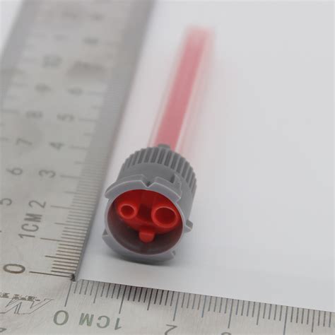 Injection Molding Ratio Mixing Nozzle Applicator Adhesives Epoxy Resin Adhesive 2 Part Nozzles