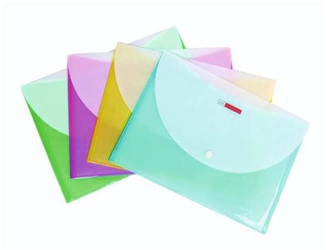 Button Plastic File Folder For Office Paper Size A4 At Rs 30 Piece In Mumbai