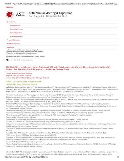 Pdf Brief Research Report Novel Compound Bcr Abl Mutations In Late