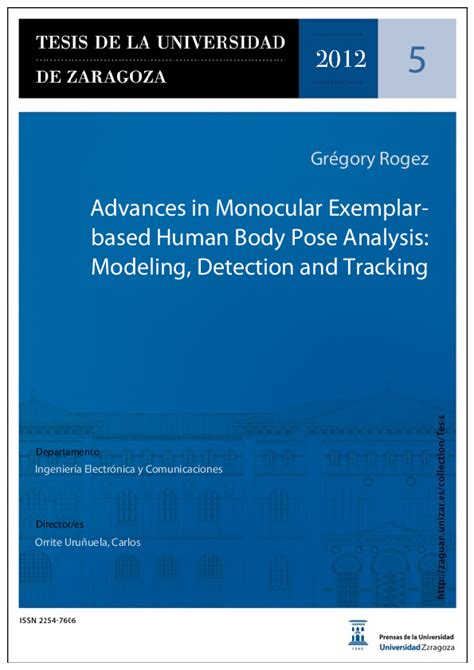 Pdf Advances In Monocular Exemplar Based Human Body Pose Analysis Modeling Detection And