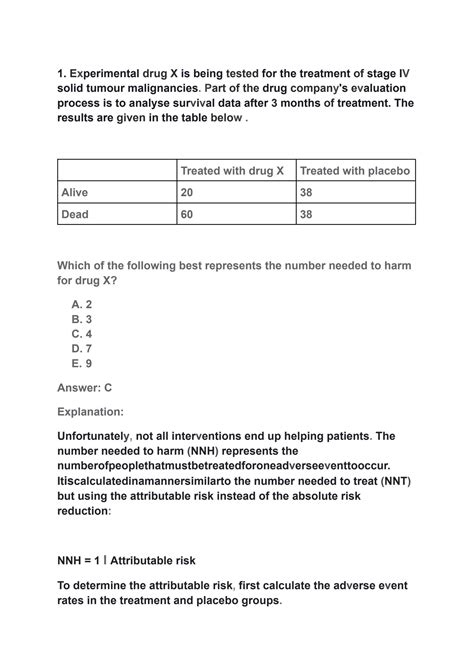Solution Usmle Step 1 U World Question Bank Biostatistics Studypool